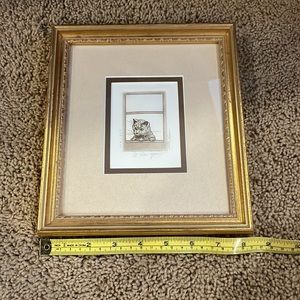 Hinson | Art | Cat Lovers Vintage Martha Hinson Print Numbered Signed ...